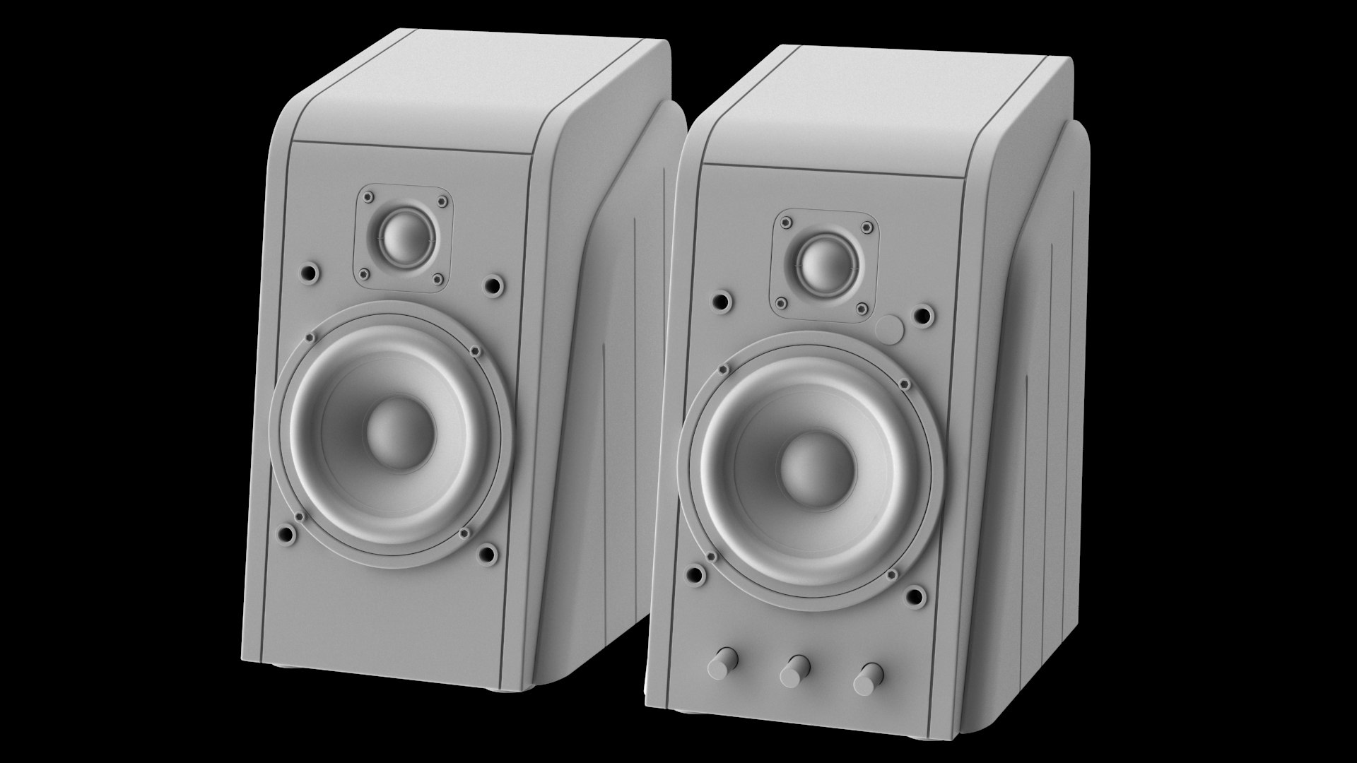 Swan M200 Multimedia Speaker 3D - TurboSquid 2293377