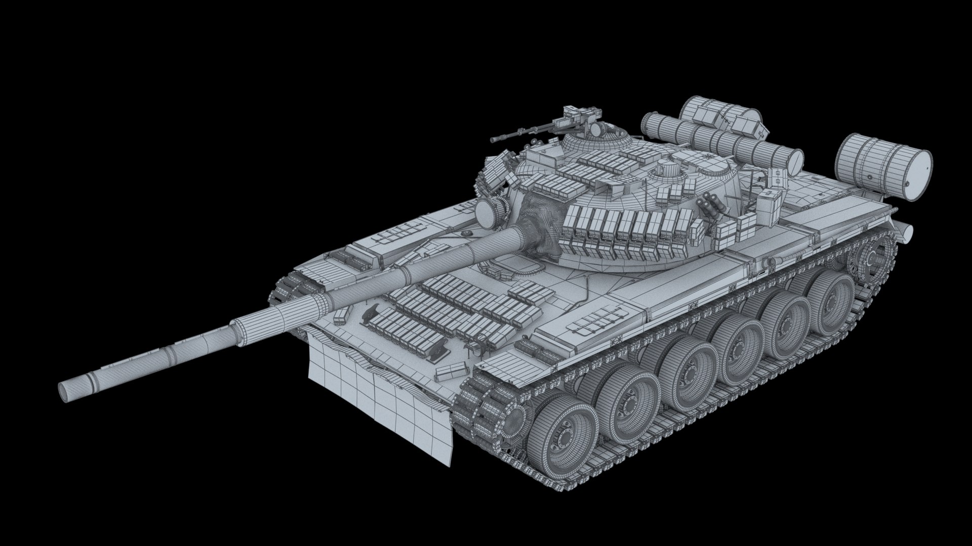 3D T-80bv Bv T - TurboSquid 1290007
