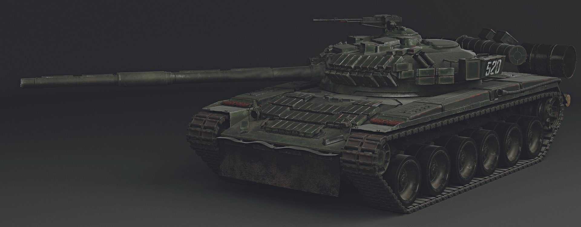3D T-80bv Bv T - TurboSquid 1290007