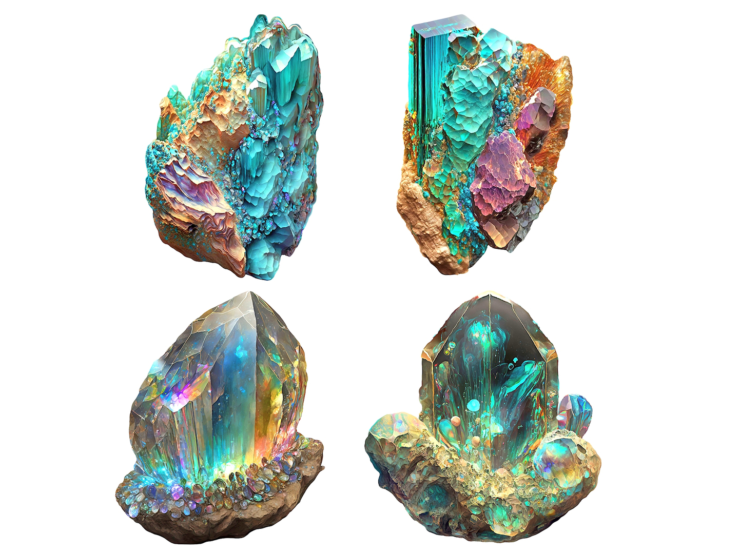 Magical Crystals 3D Model - TurboSquid 2108097