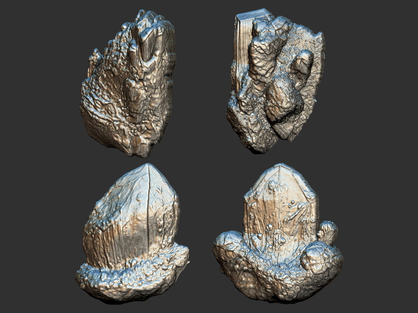 Magical Crystals 3D Model - TurboSquid 2108097