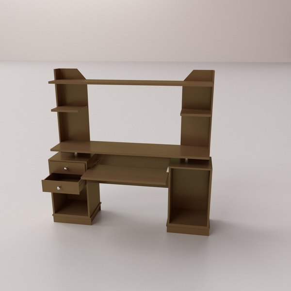 3D Computer Desk model - TurboSquid 1783276
