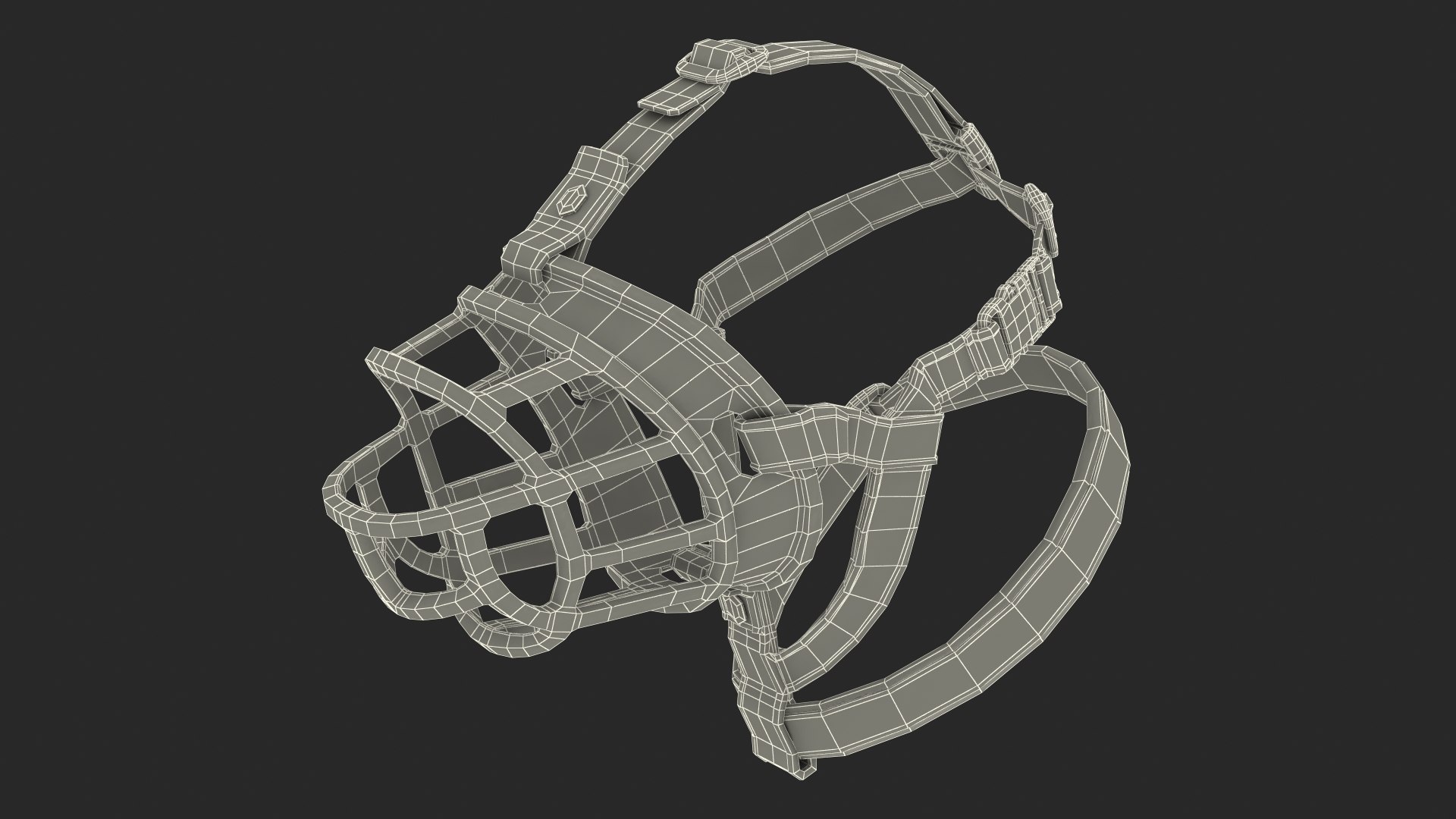 Baskerville Muzzle For Xoloitzcuintli 3D - TurboSquid 2284092