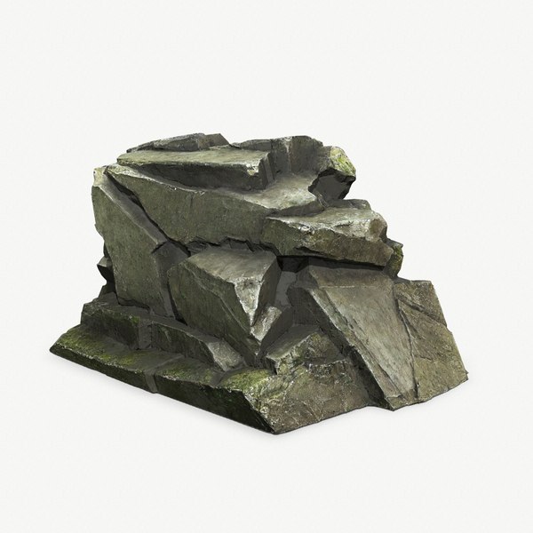 Wald Felsen 3D-Modell - TurboSquid 2299704