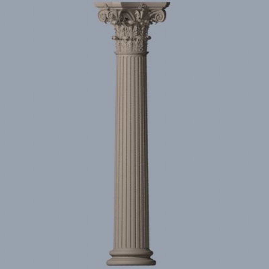 Corinthian Column 3d Max