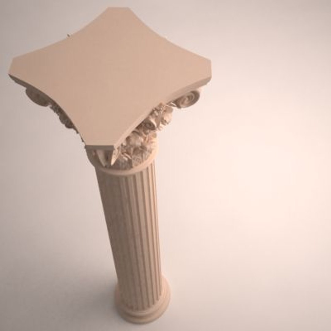 Corinthian Column 3d Max