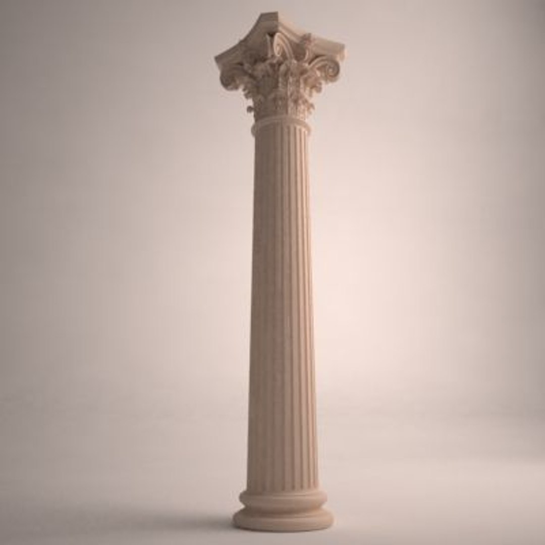 Corinthian Column 3d Max