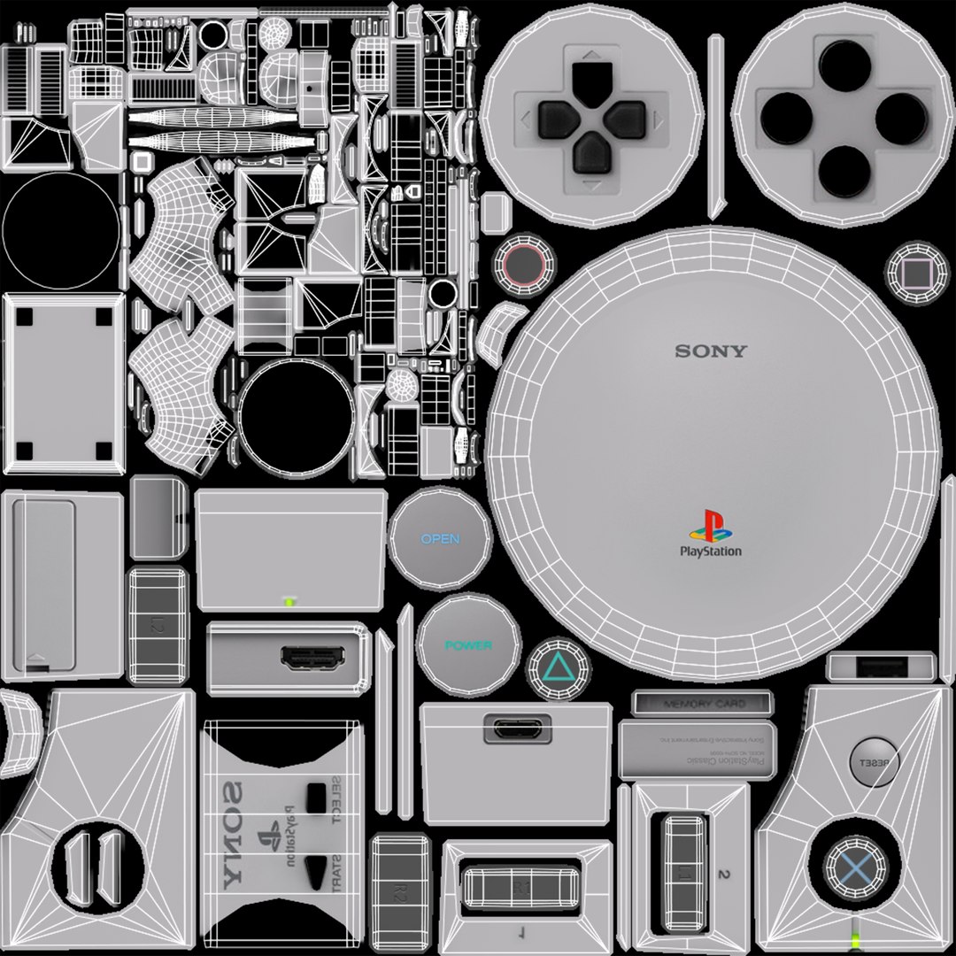PlayStation Classic Mini 3D Model - TurboSquid 2249220