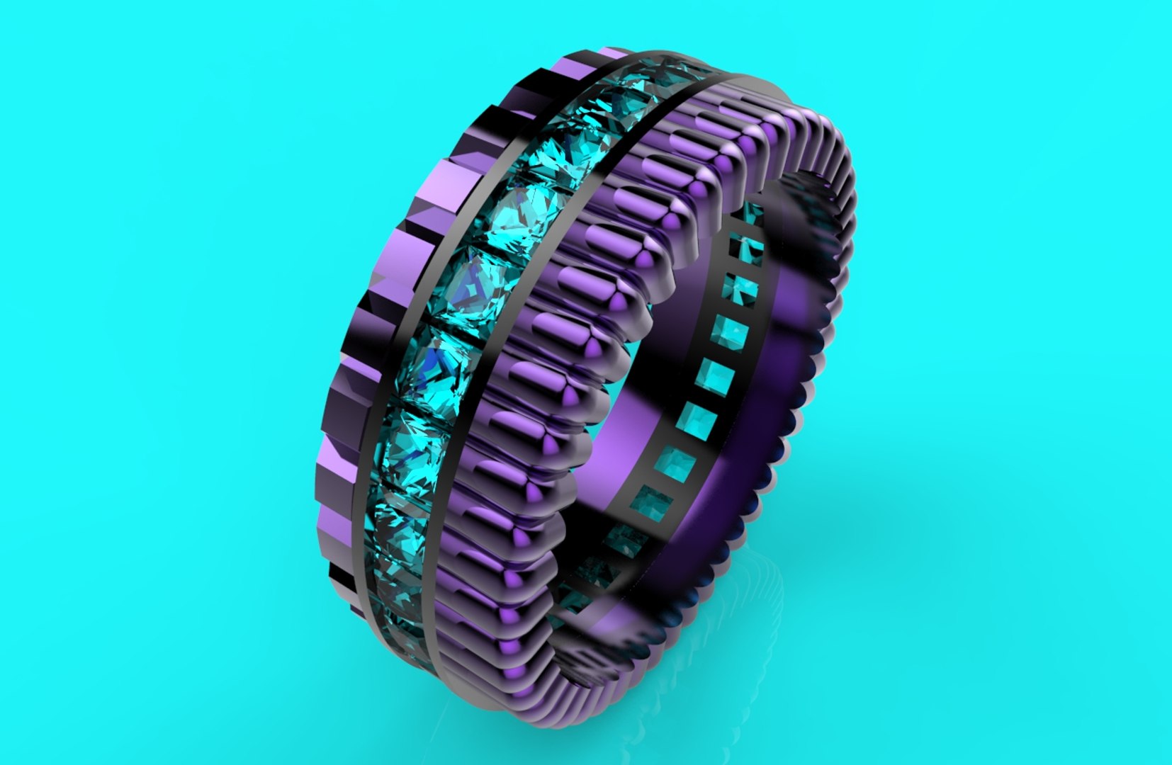 3d Gold Ring Model