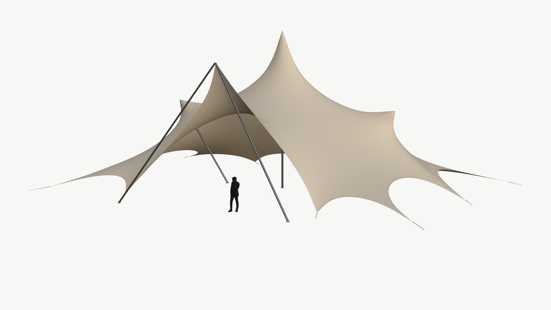 Stretch Tent Arch 3D Model - TurboSquid 2115704