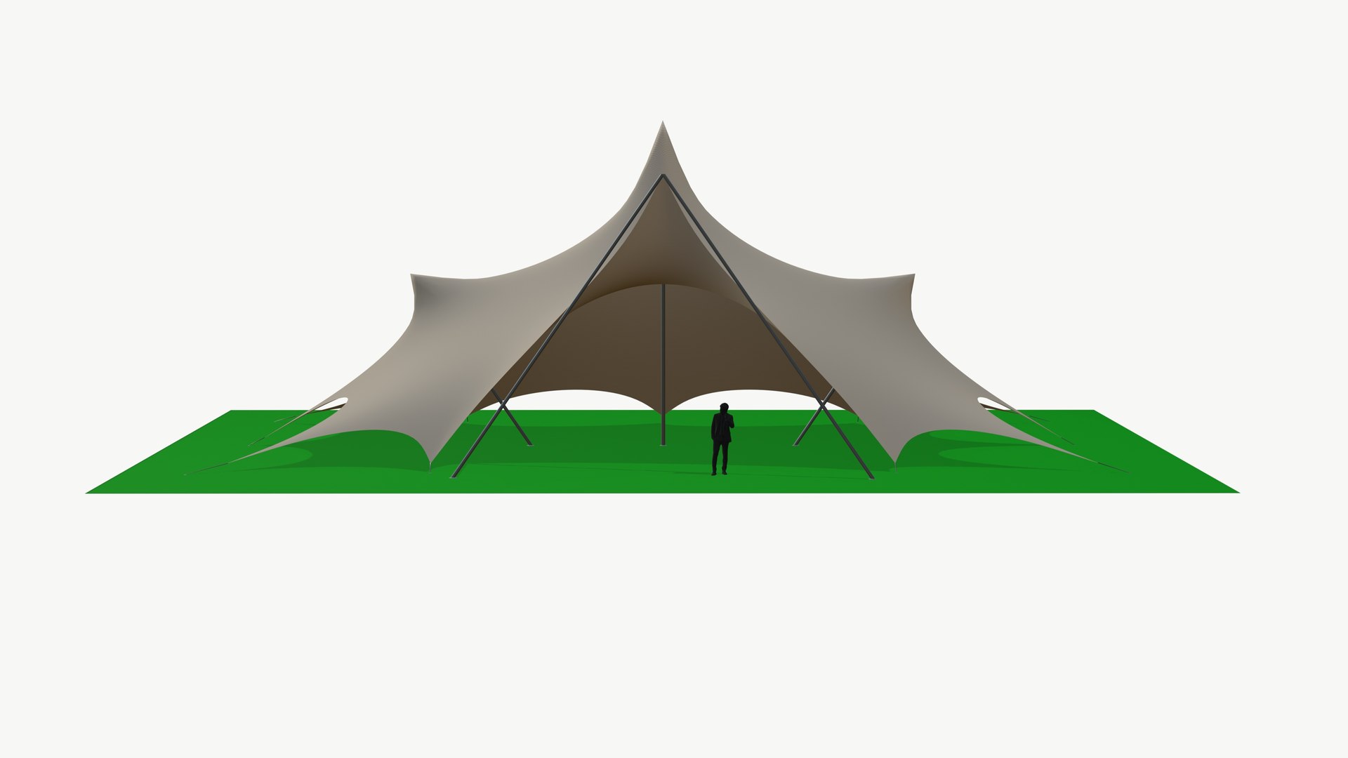 Stretch Tent Arch 3D Model - TurboSquid 2115704