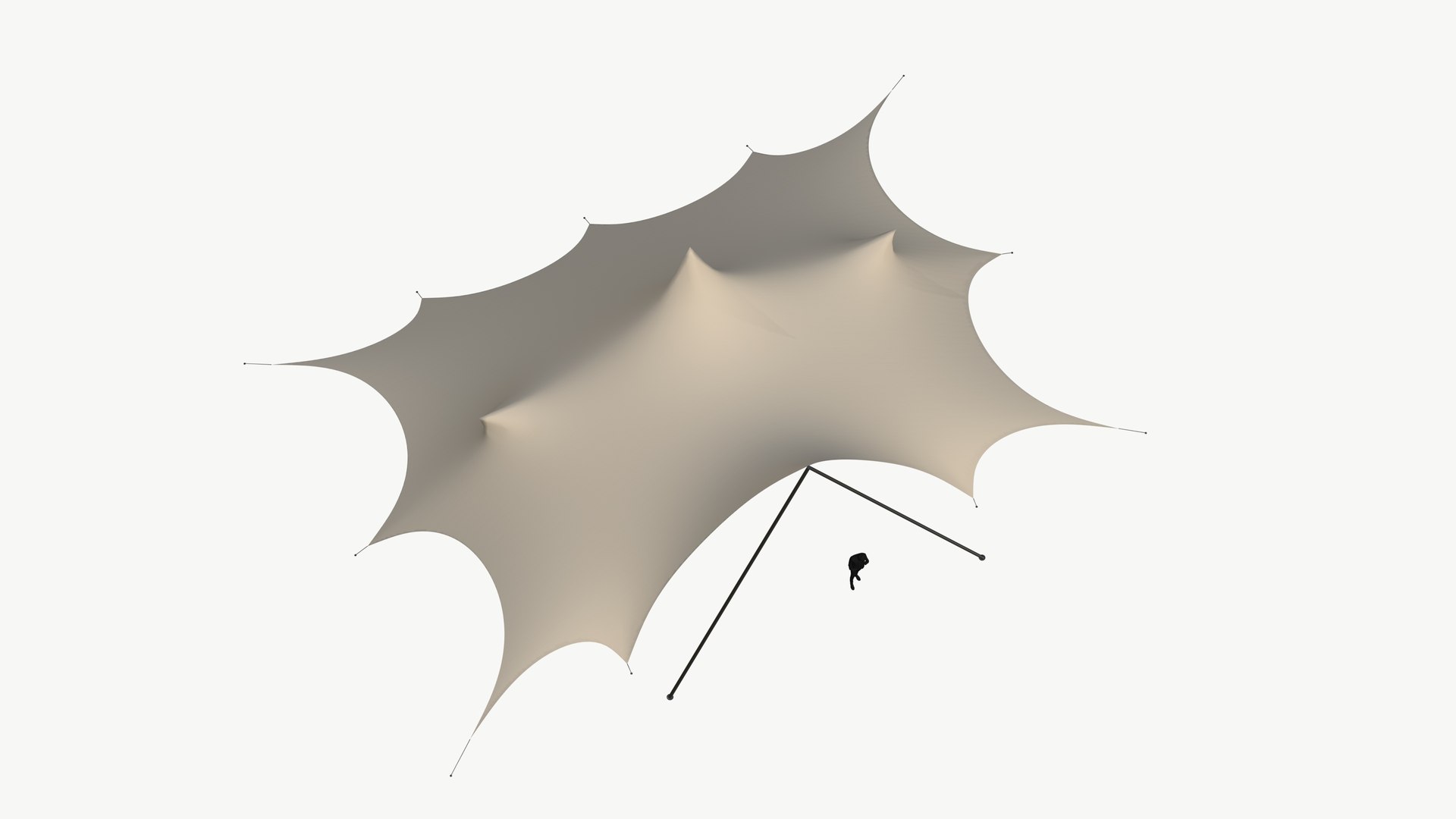 Stretch Tent Arch 3D Model - TurboSquid 2115704