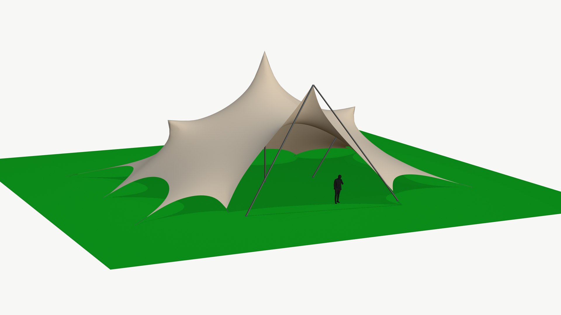 Stretch Tent Arch 3D Model - TurboSquid 2115704