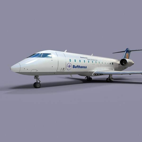 bombardier challenger 850 3d model