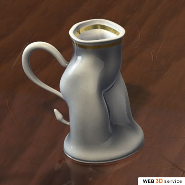 3d cup photorealistic model
