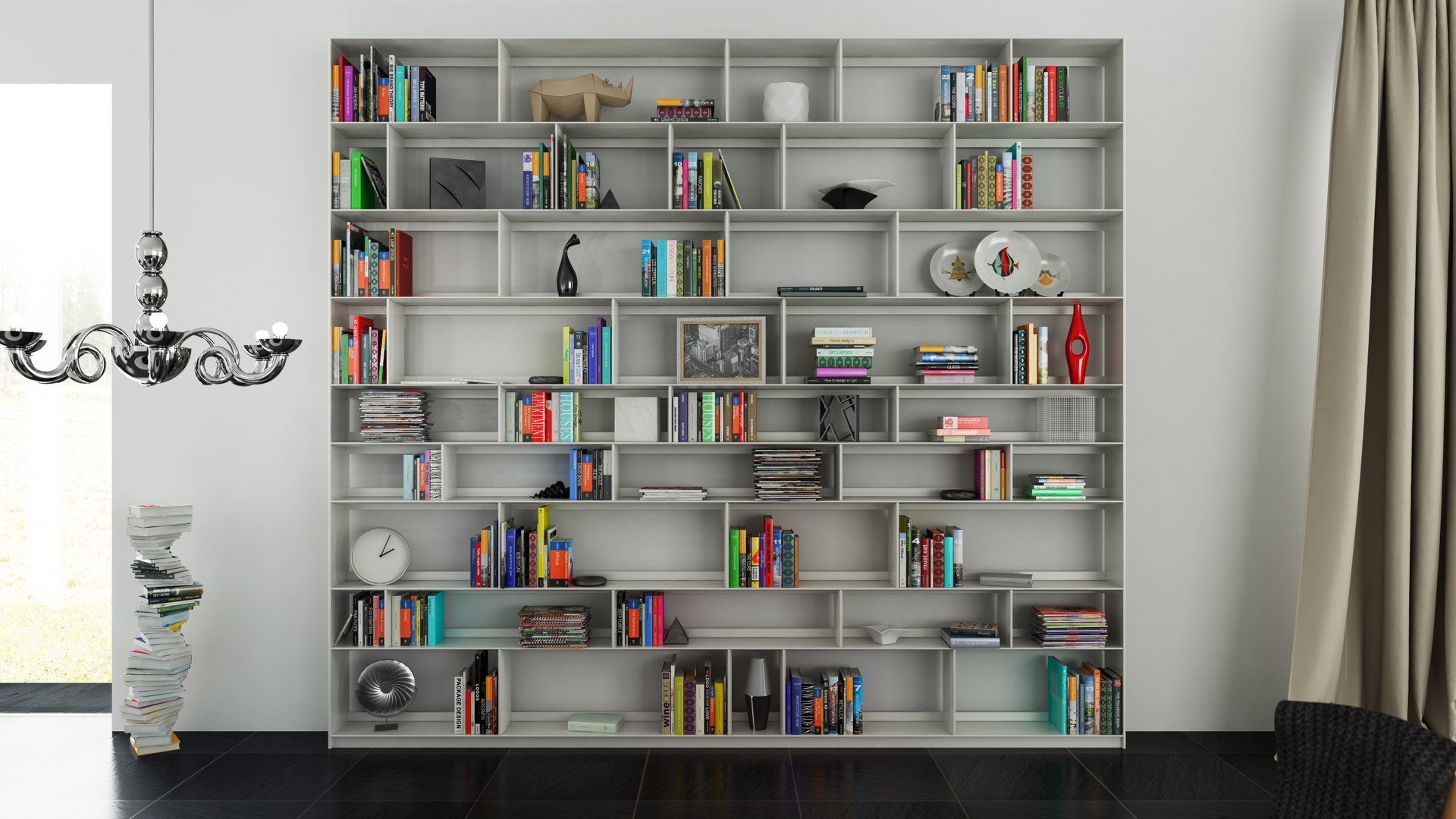 B Bookcase 32 - 3d C4d