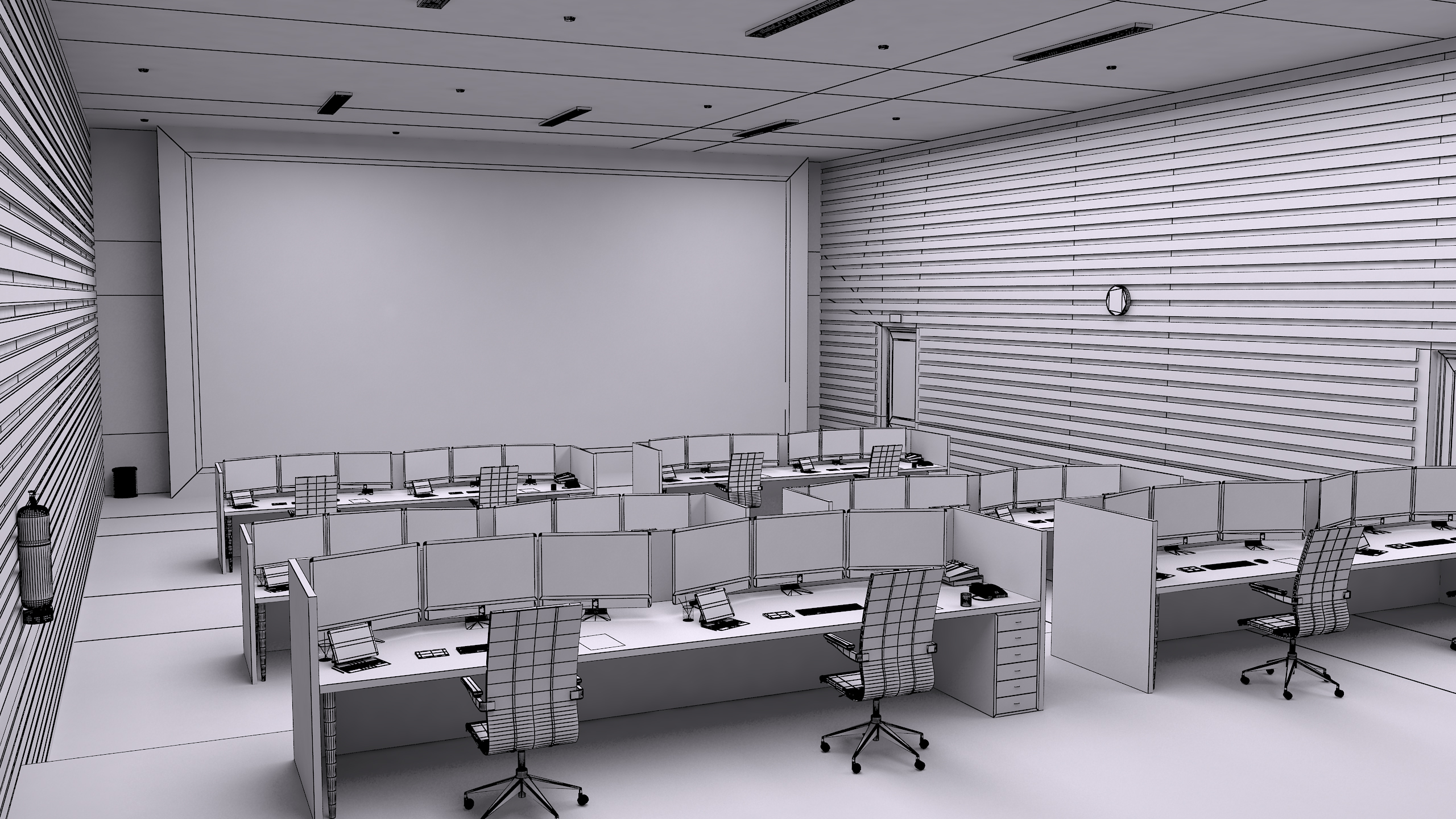 3D office room - TurboSquid 1698941