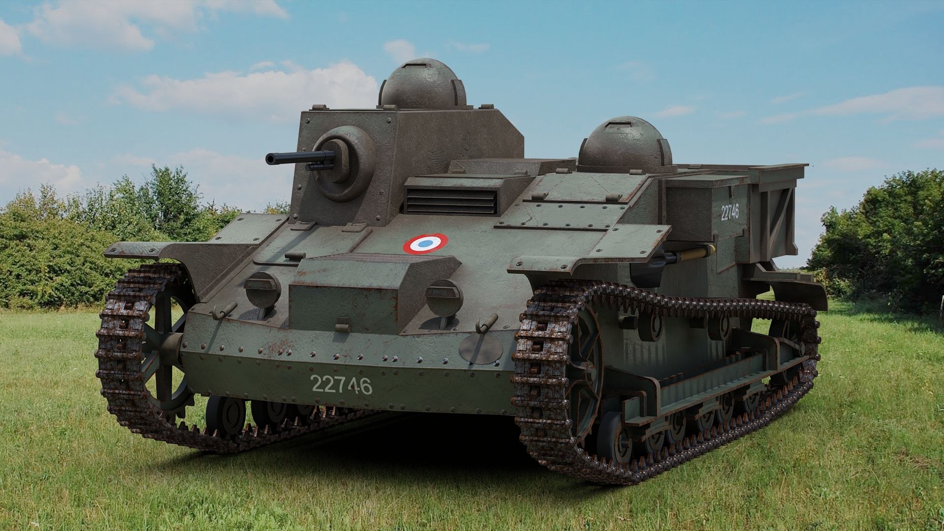 3D Renault UE Tankette - TurboSquid 1935819