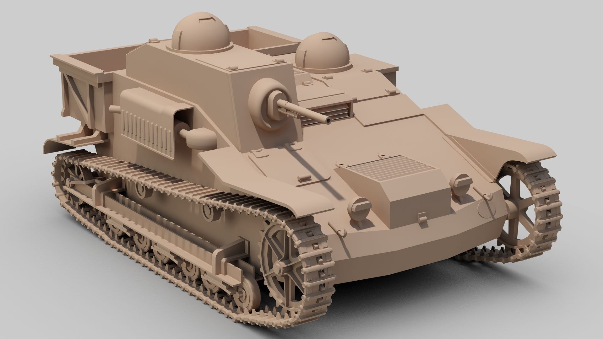 3D Renault UE Tankette - TurboSquid 1935819