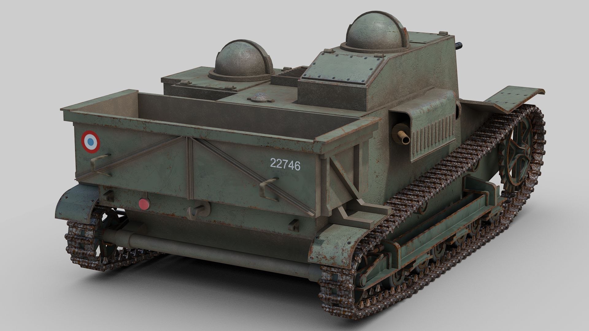 3D Renault UE Tankette - TurboSquid 1935819