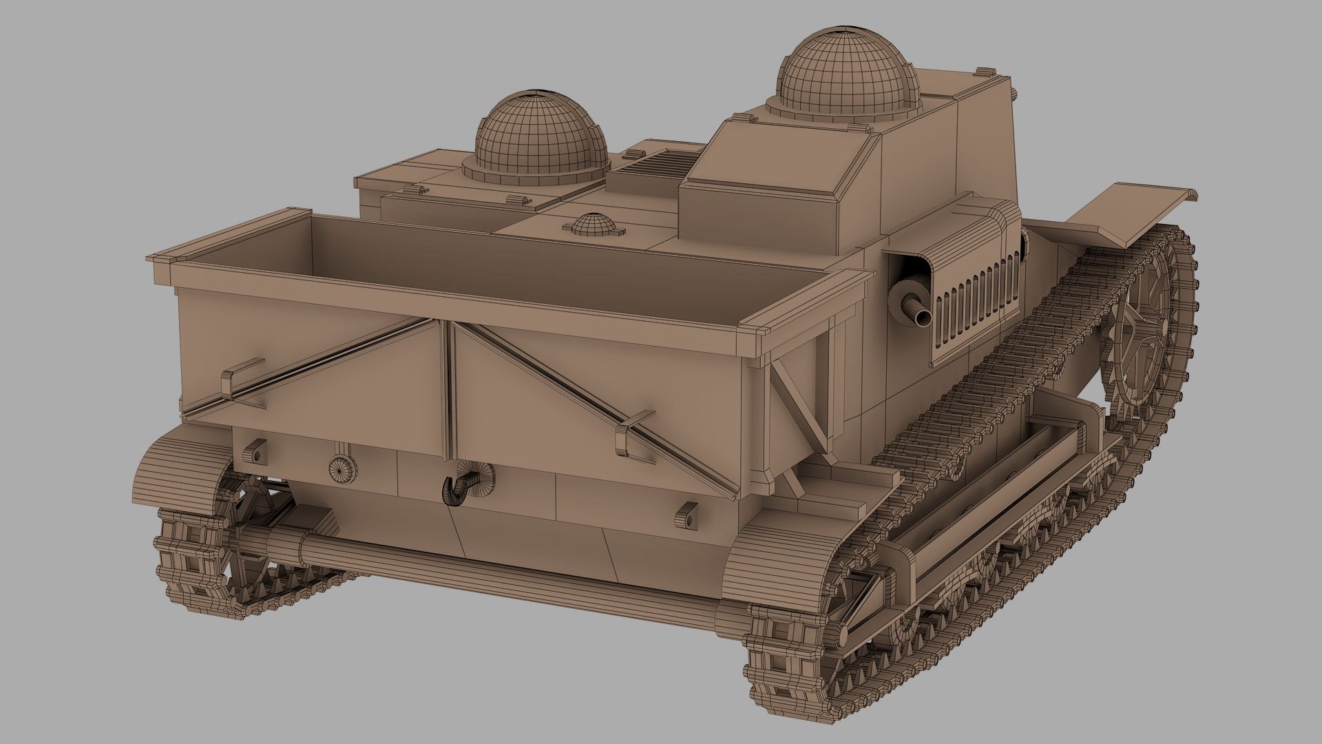 3D Renault UE Tankette - TurboSquid 1935819