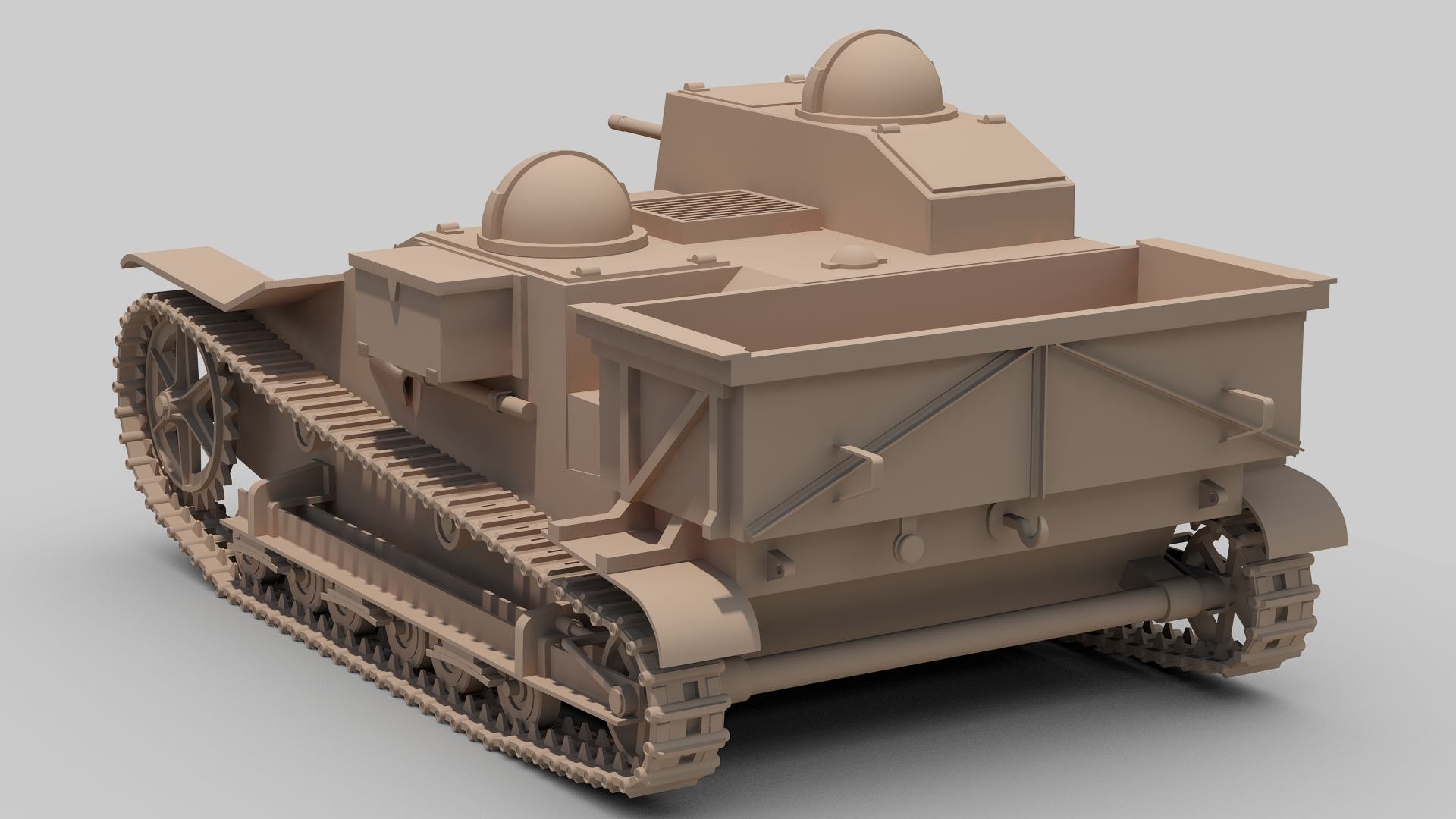 3D Renault UE Tankette - TurboSquid 1935819