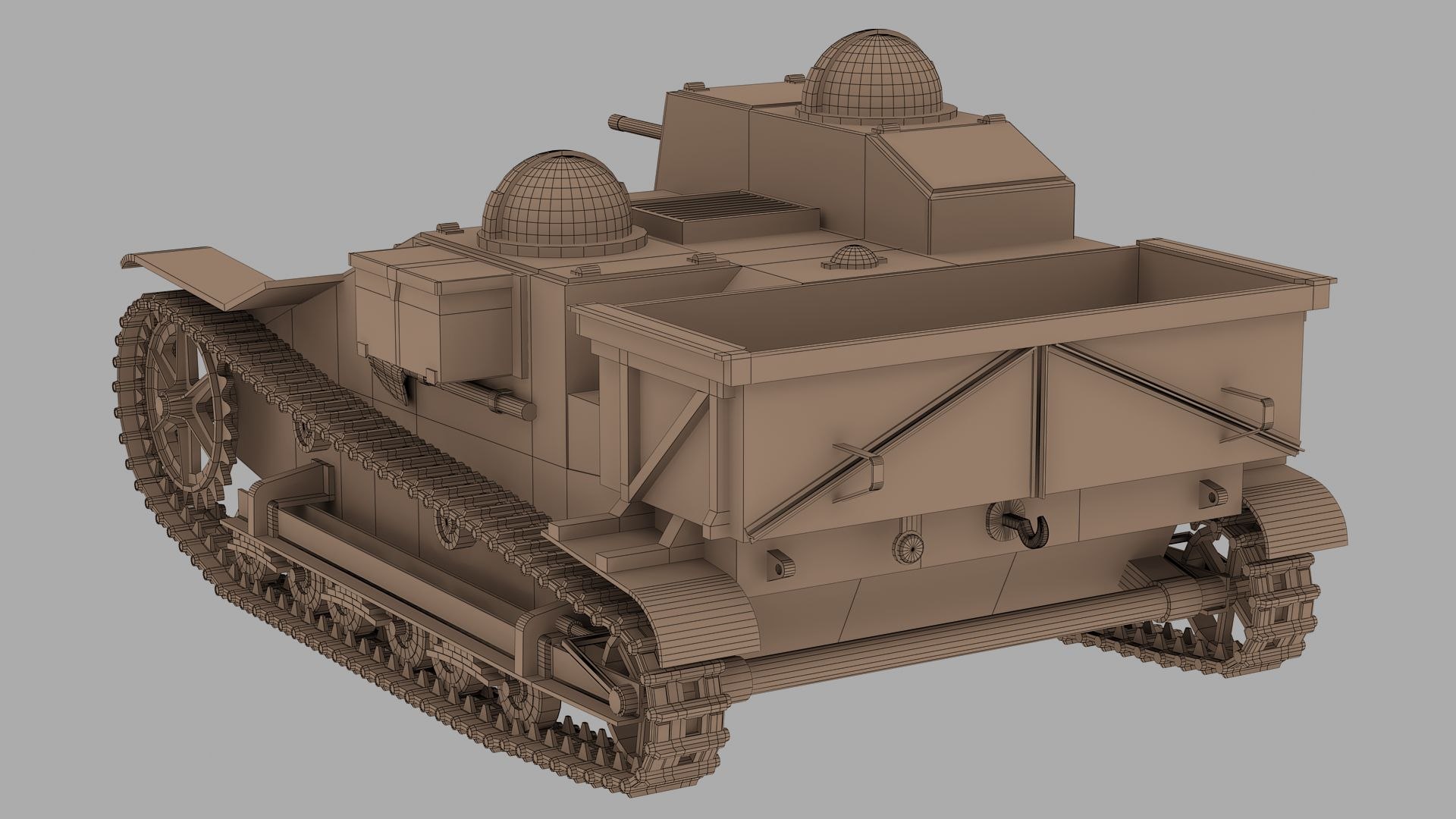 3D Renault UE Tankette - TurboSquid 1935819