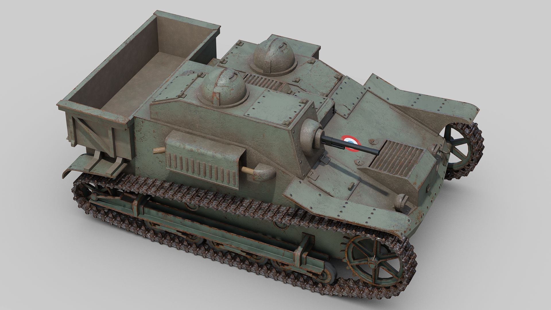 3D Renault UE Tankette - TurboSquid 1935819