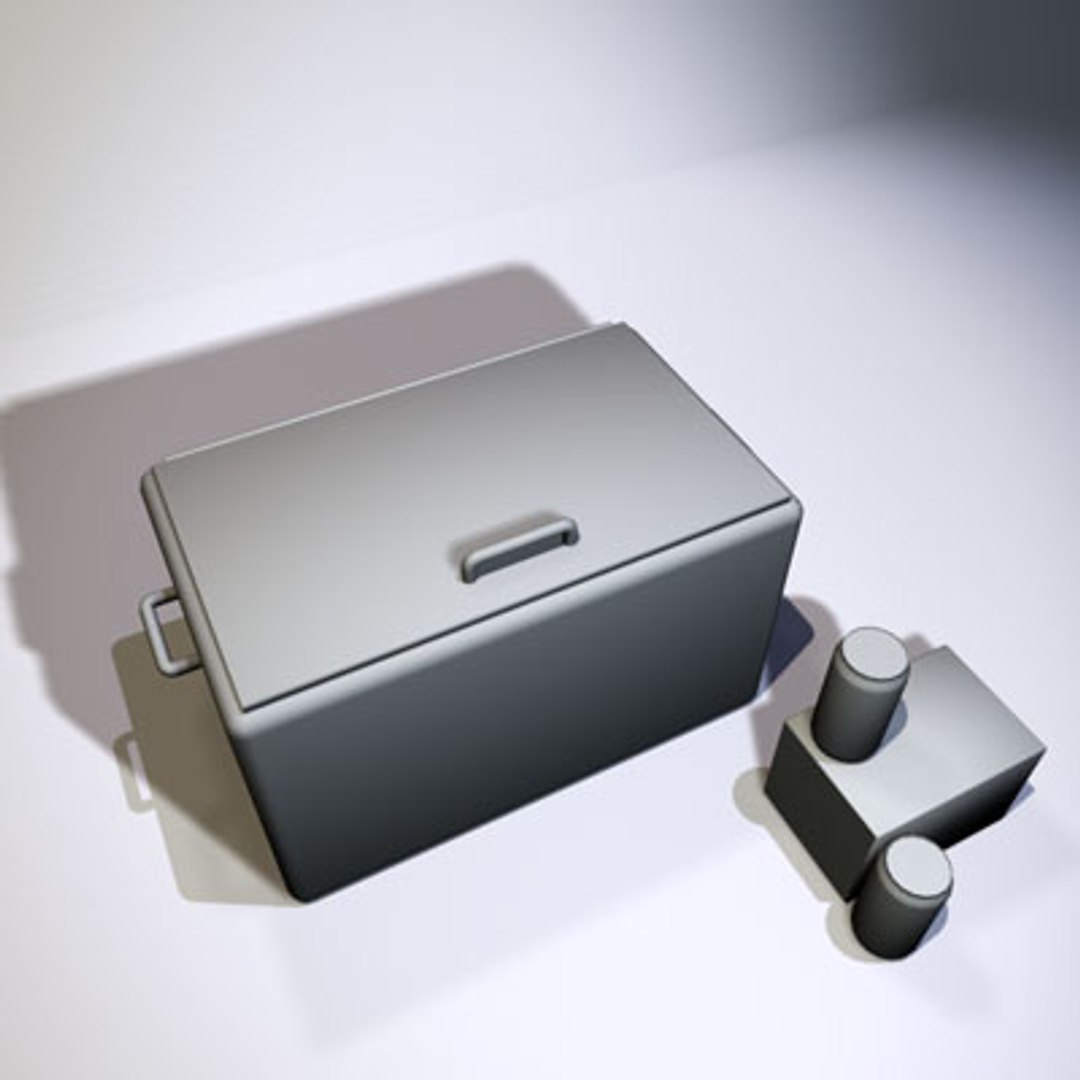 3ds max ice chest 01
