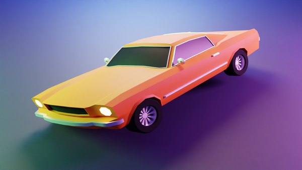 Low Poly Car 3D - TurboSquid 2032059