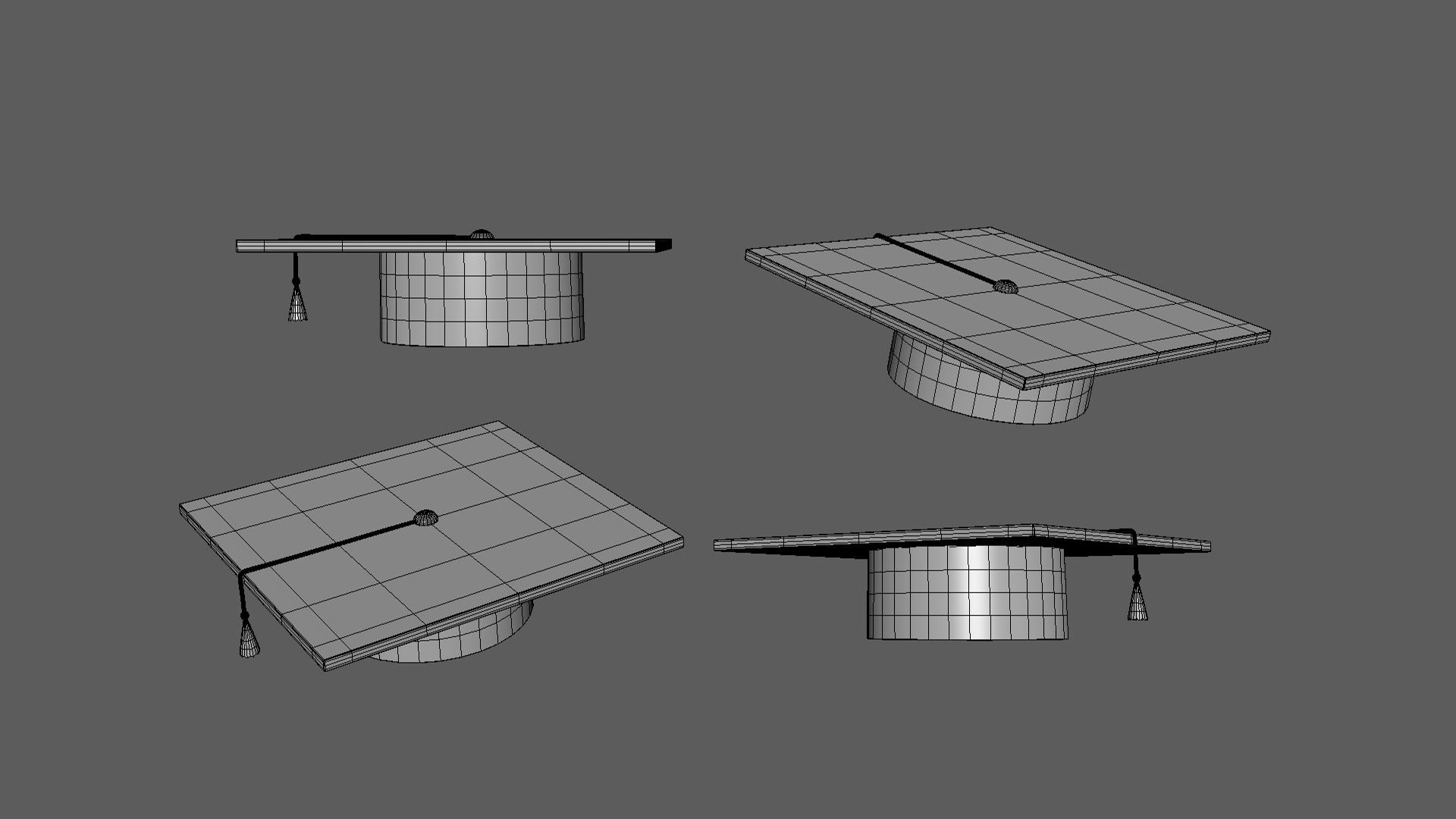 Graduation Cap 3D Model - TurboSquid 2260156