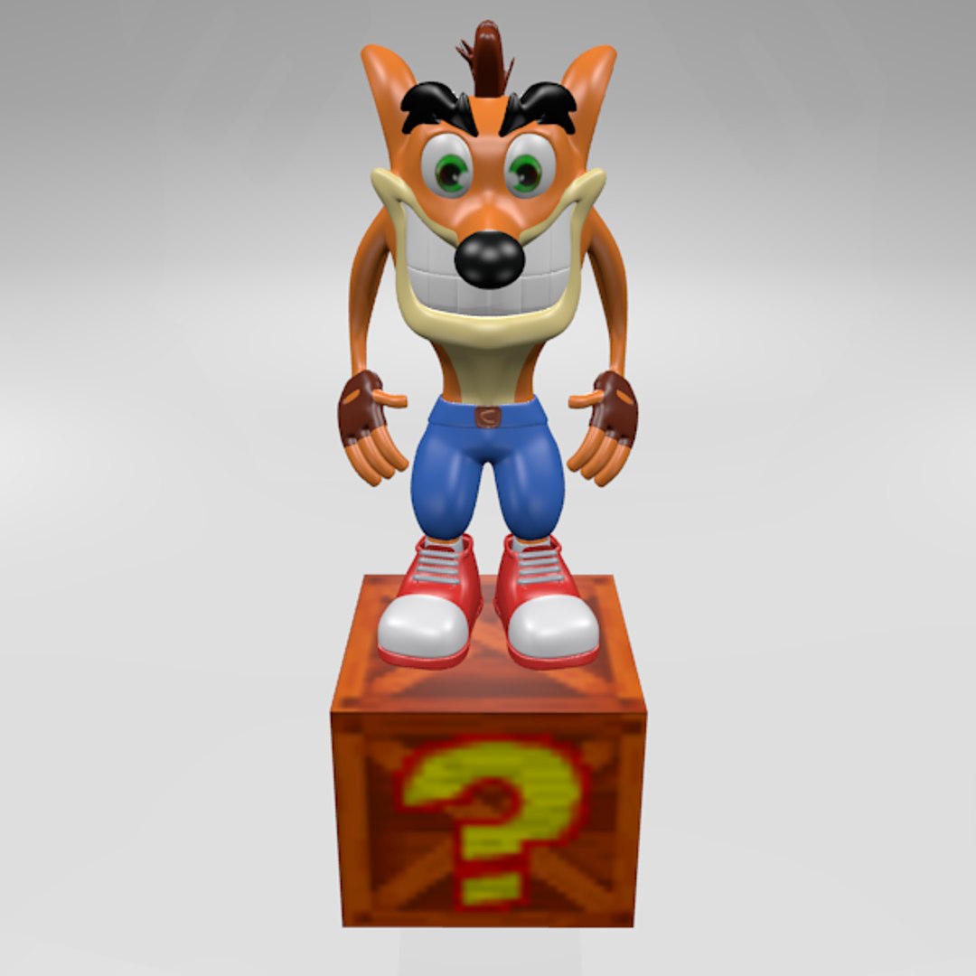 Crash Bandicoot 3d Model
