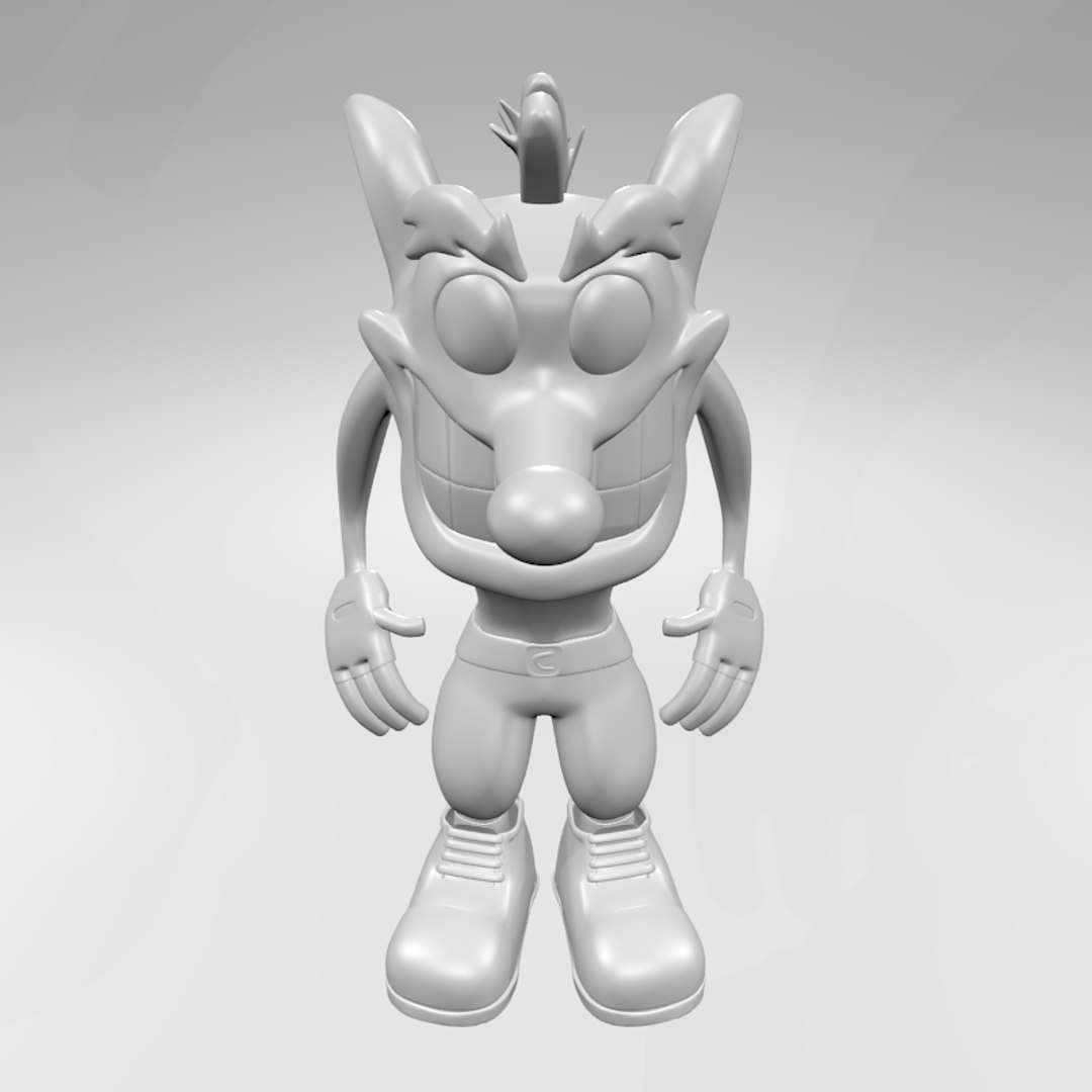 Crash Bandicoot 3d Model