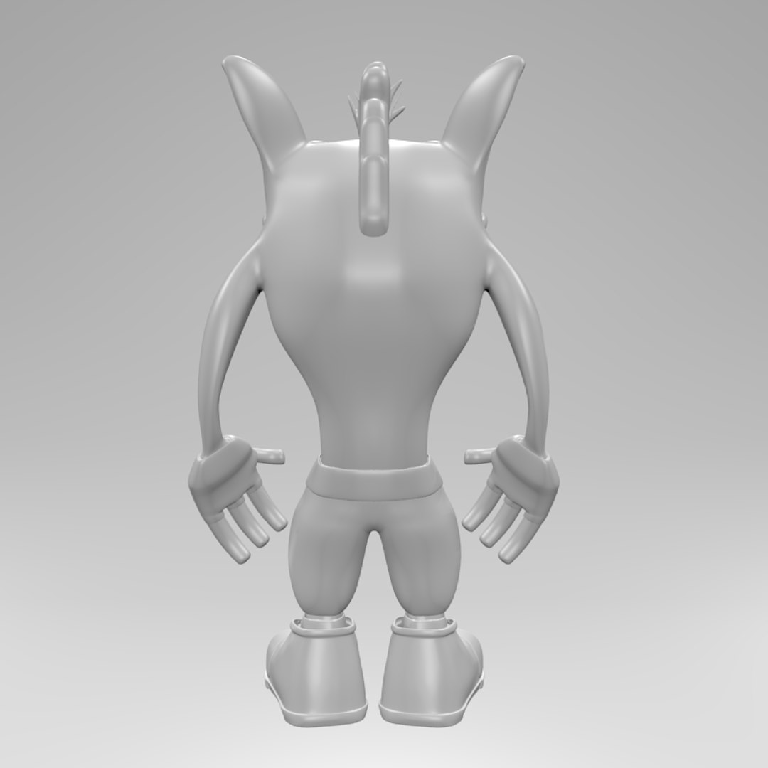 Crash Bandicoot 3d Model