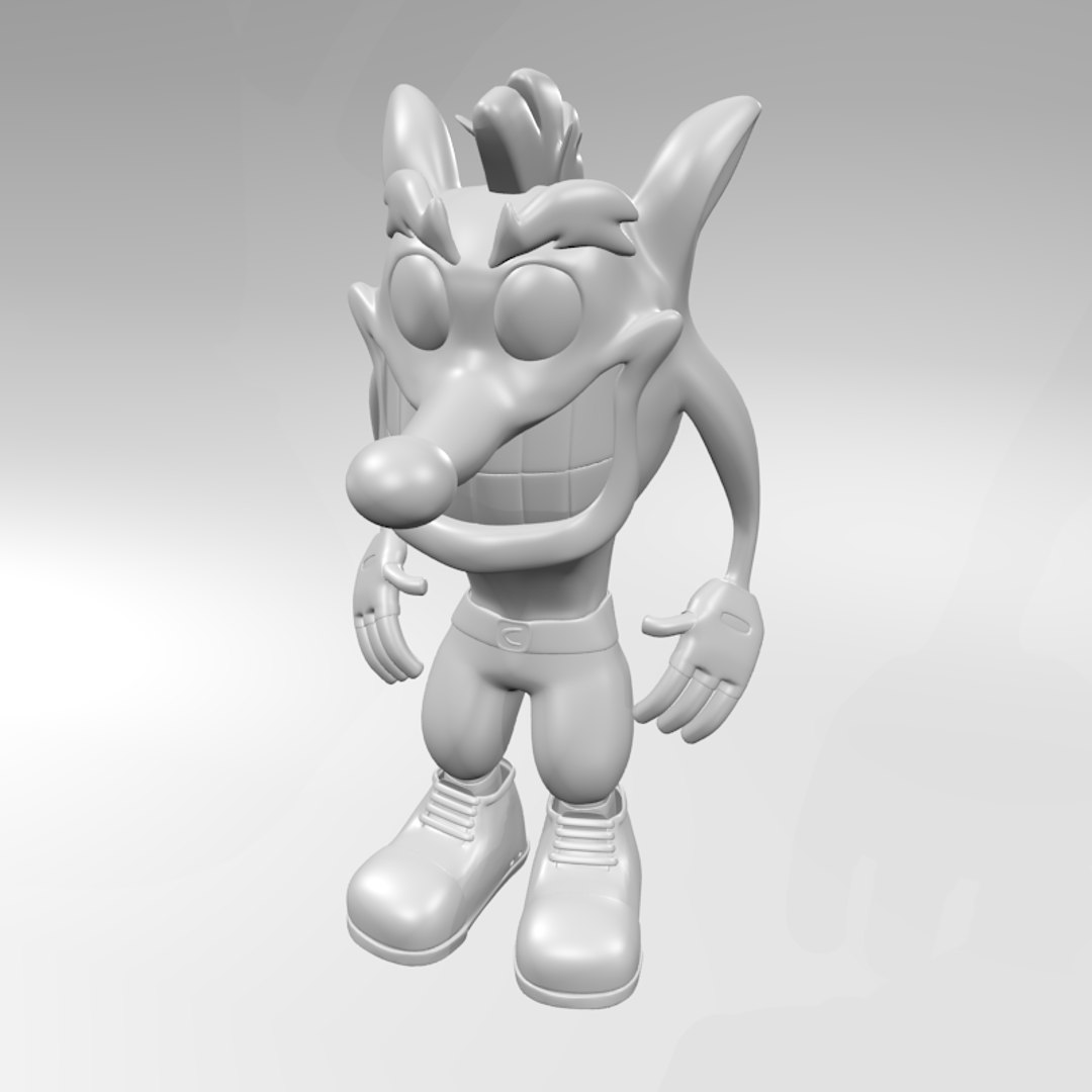 Crash Bandicoot 3d Model
