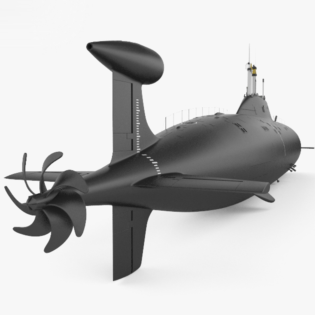 modèle 3D de Sous-marin de classe Akula - TurboSquid 1430242