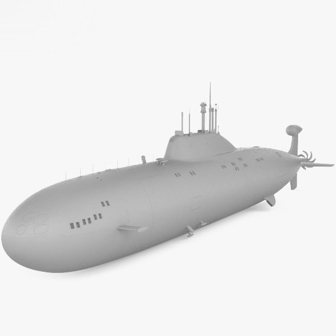 modèle 3D de Sous-marin de classe Akula - TurboSquid 1430242