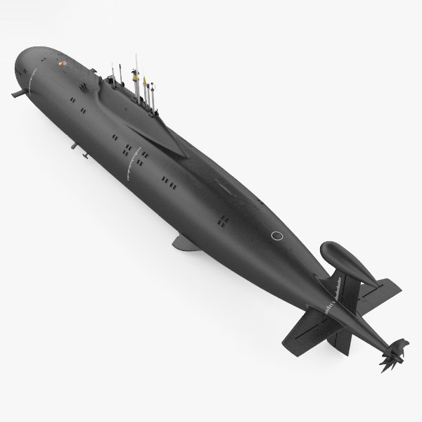 modèle 3D de Sous-marin de classe Akula - TurboSquid 1430242