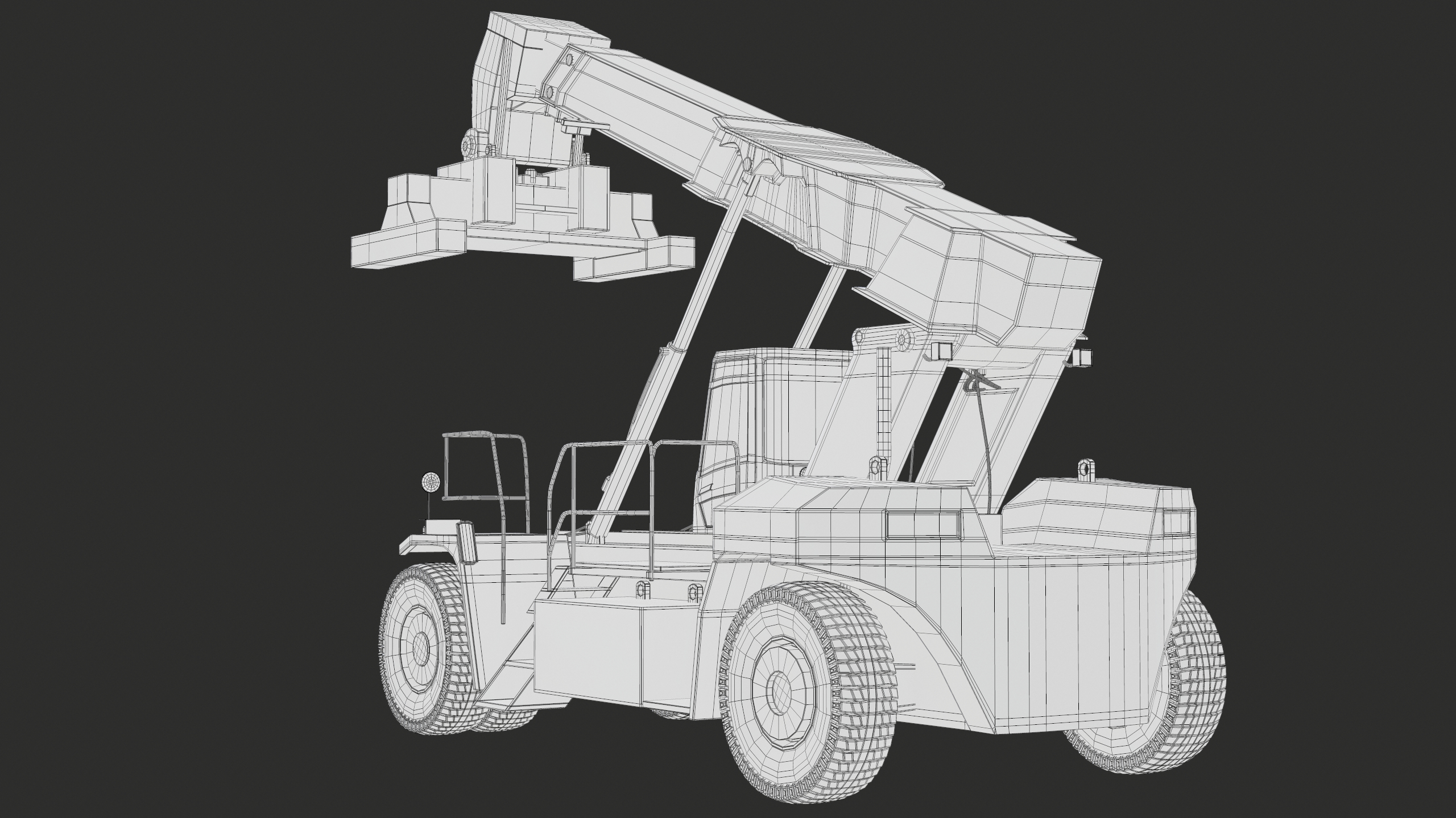 Stacker hyster 3D model - TurboSquid 1713243