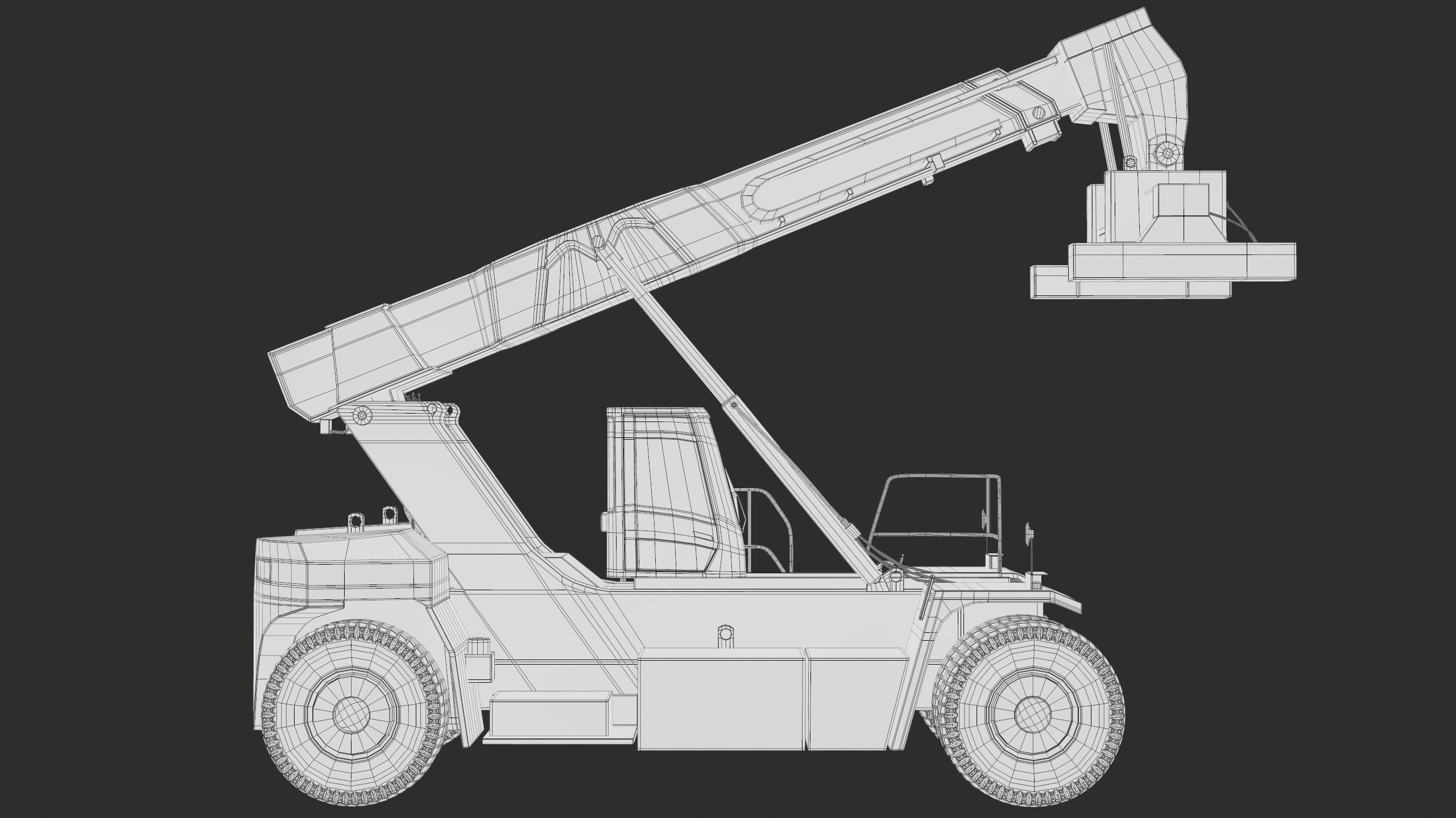 Stacker hyster 3D model - TurboSquid 1713243