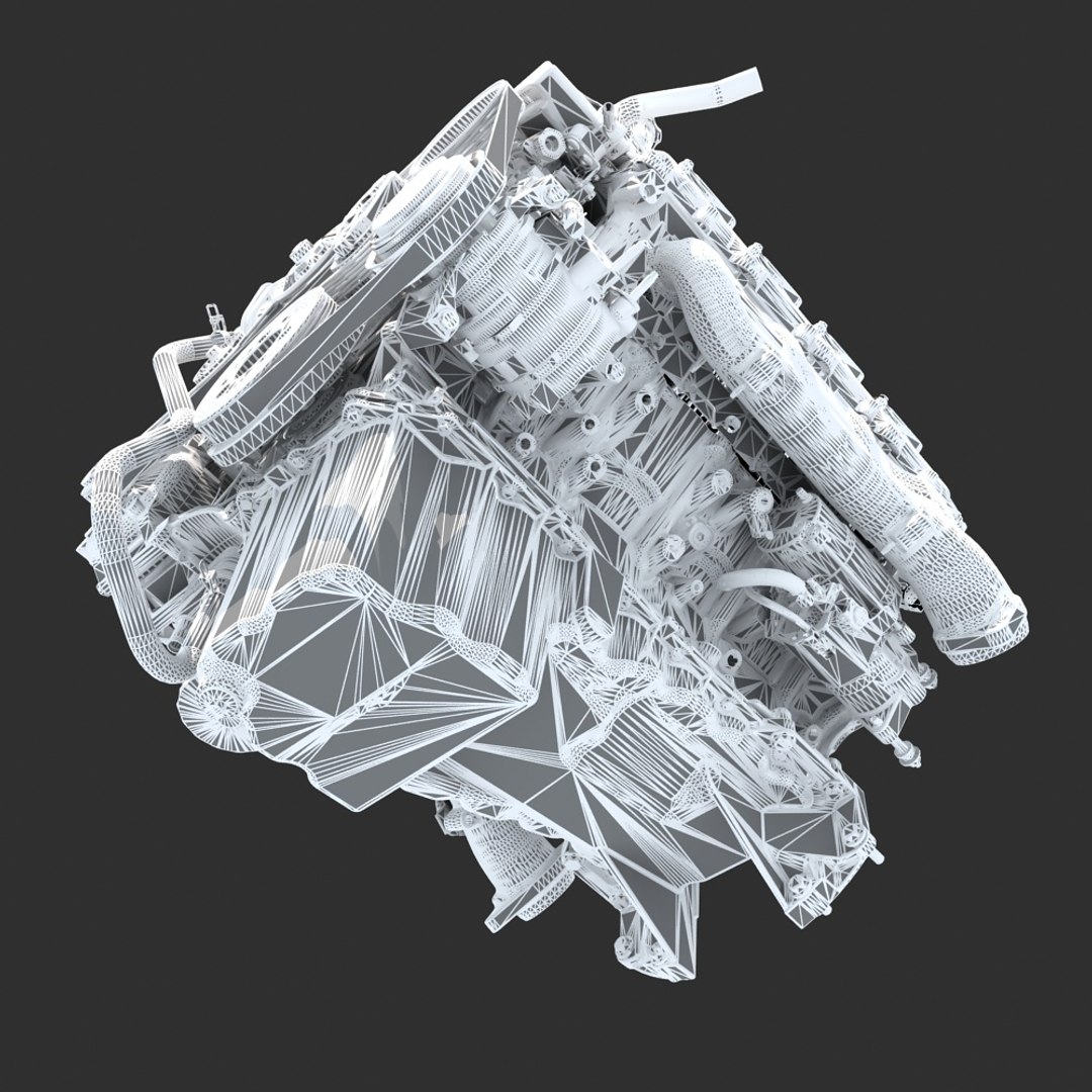 Turbo Engine 3d Model