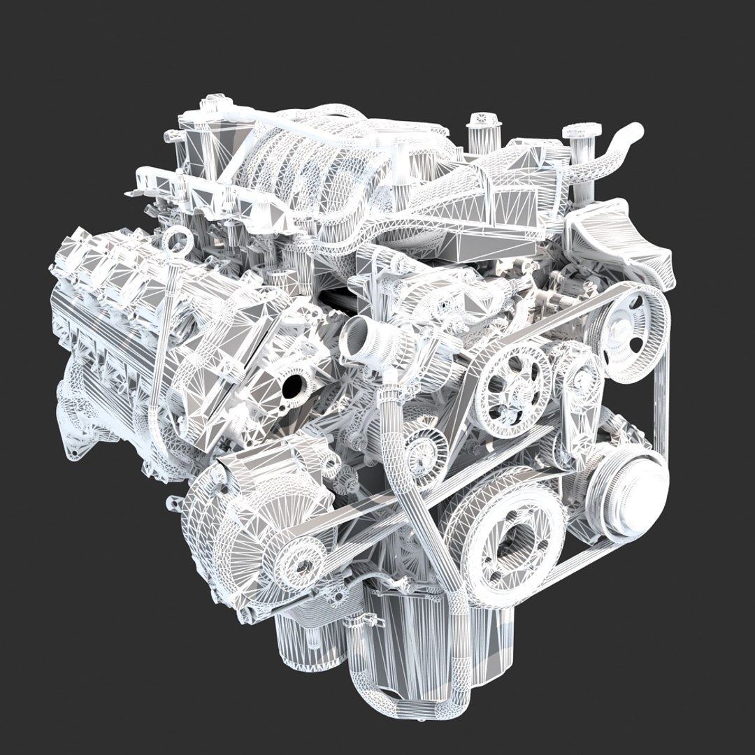 Turbo Engine 3d Model