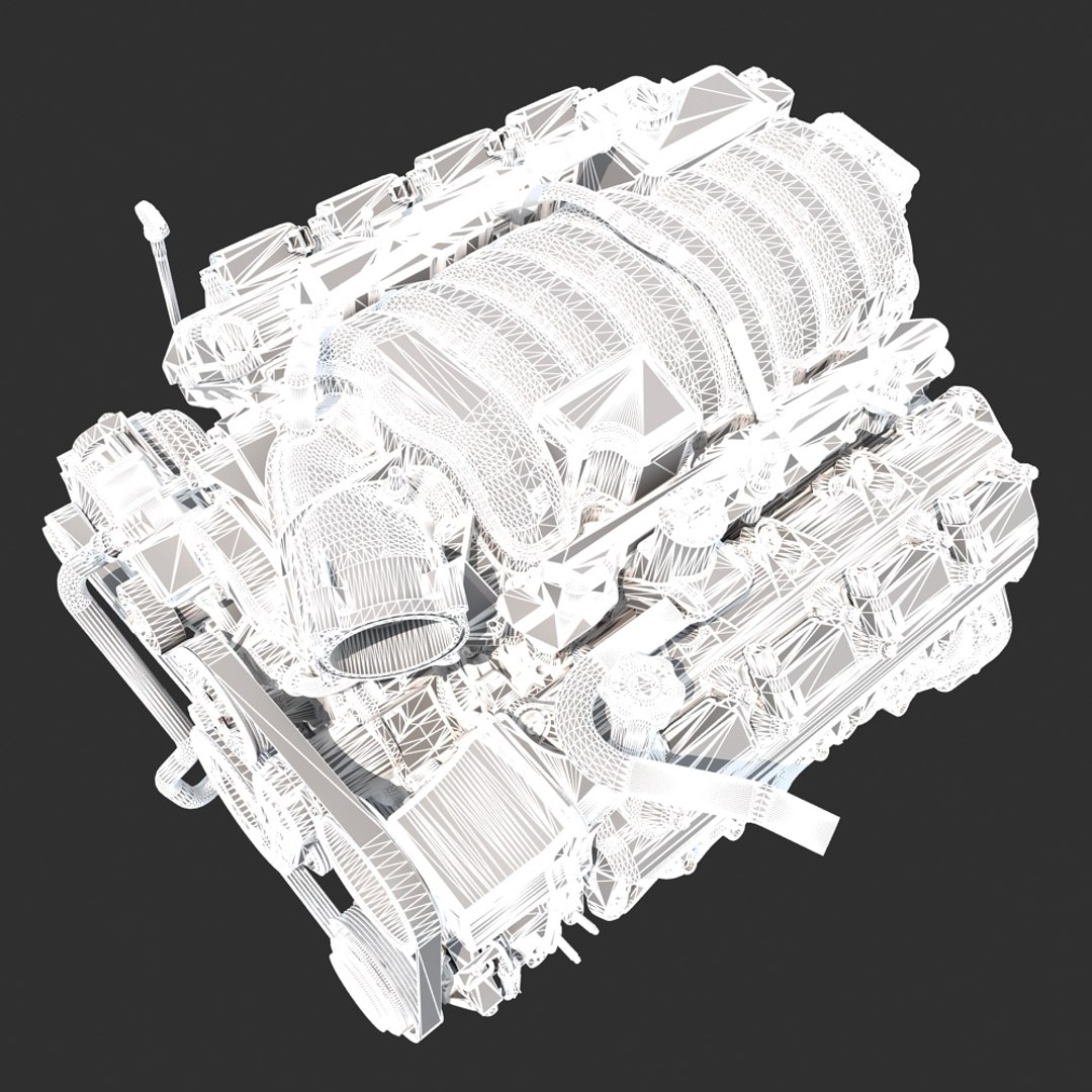 Turbo Engine 3d Model