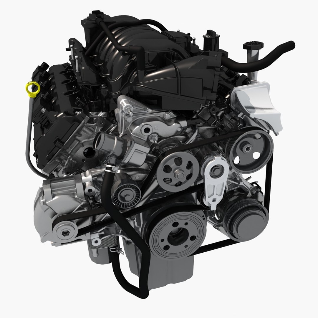 Turbo Engine 3d Model