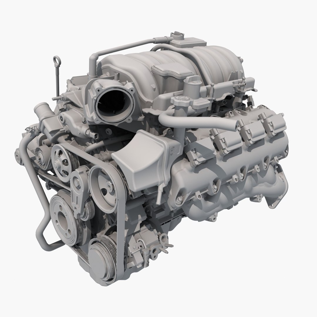 Turbo Engine 3d Model