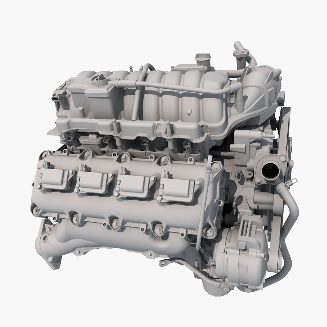 Turbo Engine 3d Model