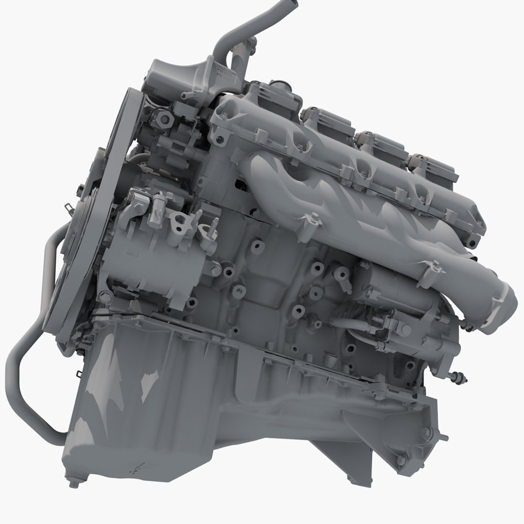 Turbo Engine 3d Model