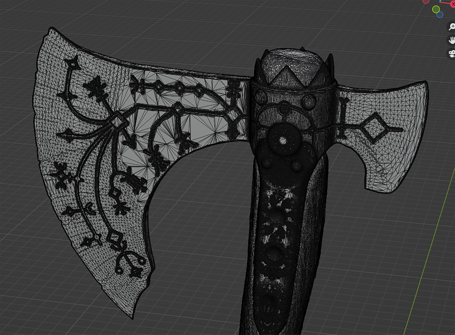 modelo 3d Leviathan Axe from God of War - TurboSquid 2094012