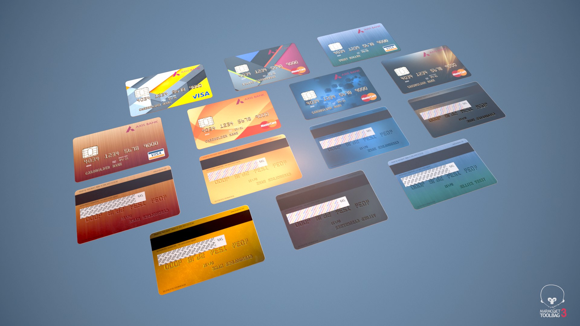 Credit Card Model - TurboSquid 1166824