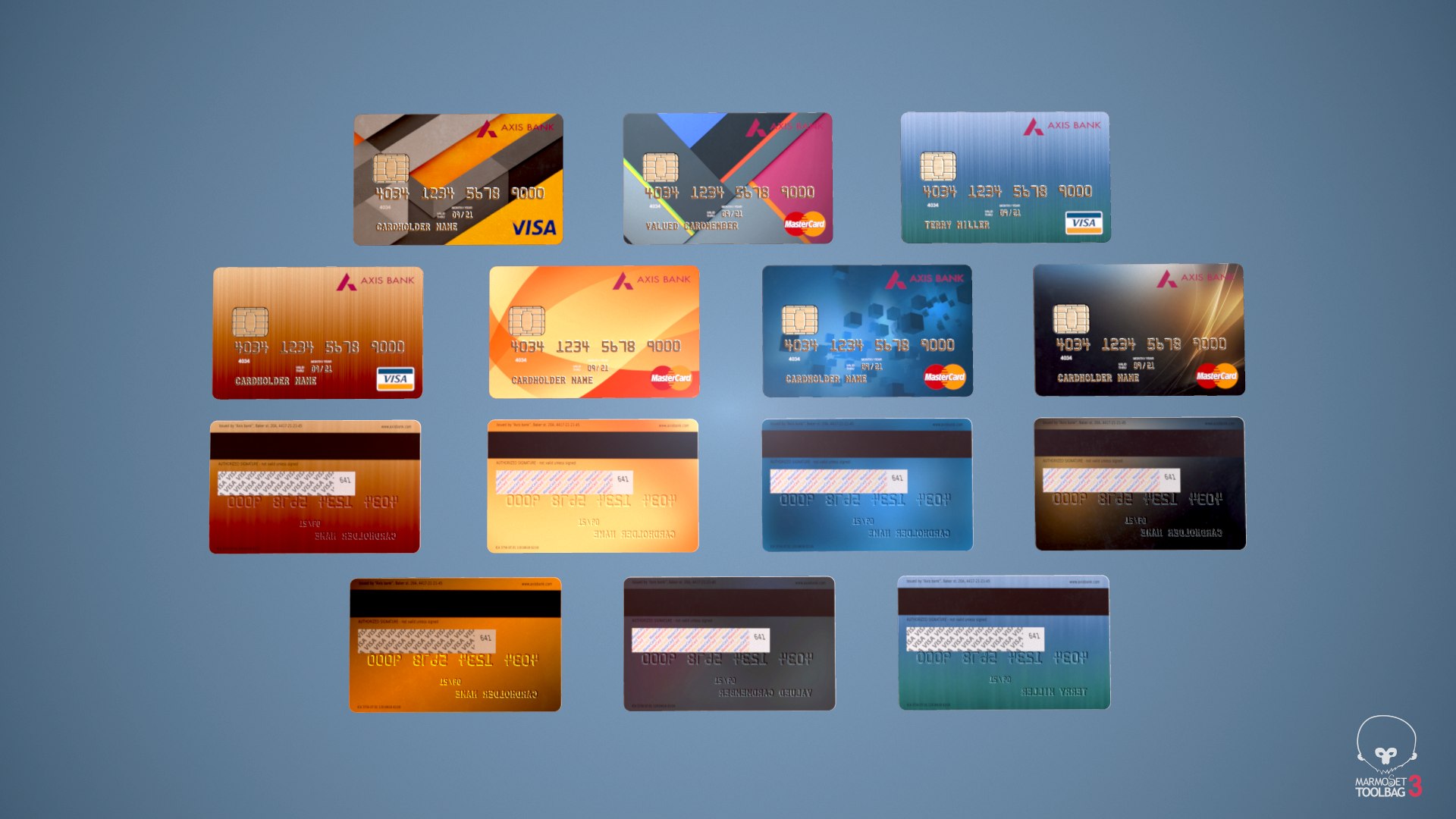 Credit Card Model - TurboSquid 1166824